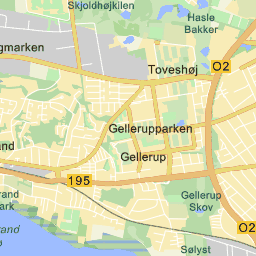 Apm Container Terminal Aarhus - kort på Krak