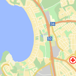 Motala, Motala - karta på Eniro