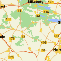 Skibby - kort på Krak