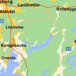 Kungsbacka - karta på Eniro